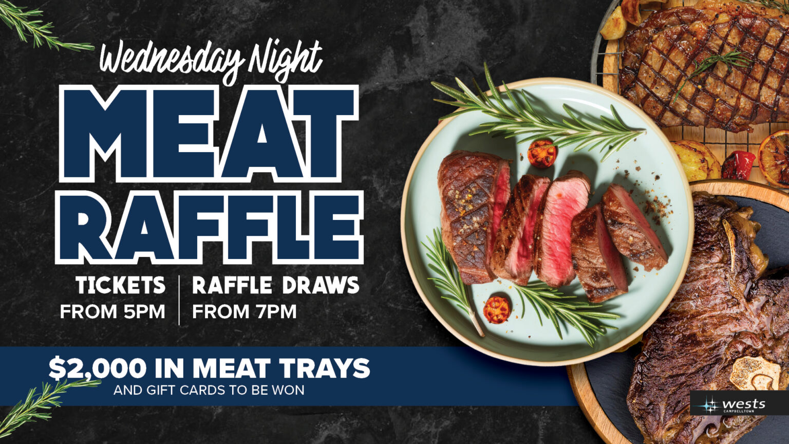 Weekly Meat Raffles - Western Suburbs League Club